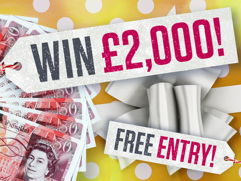 Win a £2,000 cash bonus!