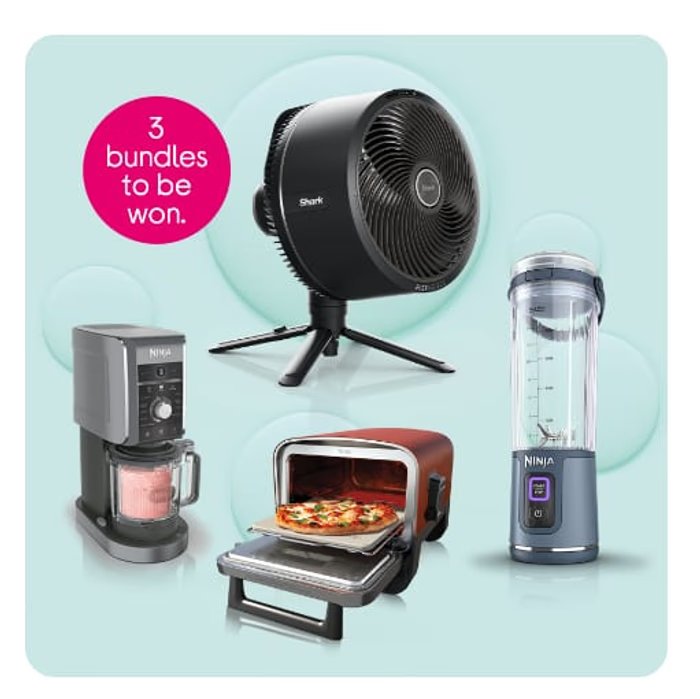 Win 1 Of 3 Shark & Ninja Tech Bundles