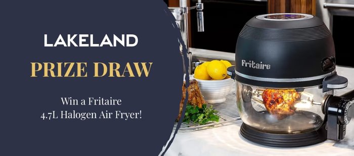 Win a Fritaire 4.7L Halogen Air Fryer!